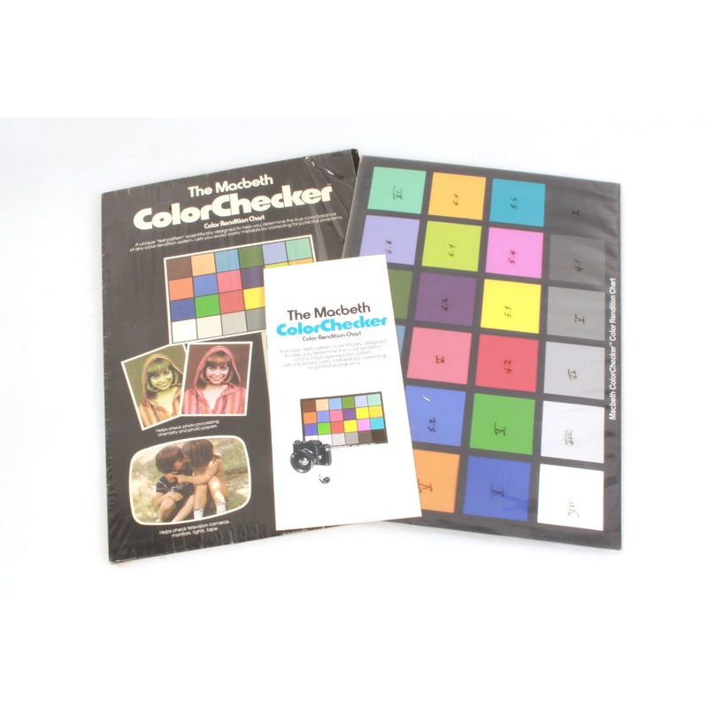 Macbeth Color Checker Rendition Chart with Booklet - Capture every ...
